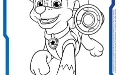 Paw Patrol Colouring Pages And Activity Sheets In The Playroom ...